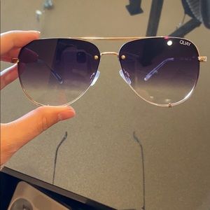 Quay Australia | Accessories | Nwt High Key Rimless High Key Black Fade ...